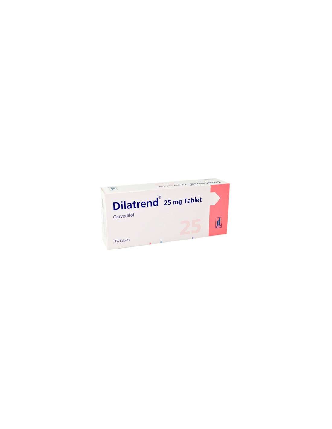 DILATREND 25MG TAB C14