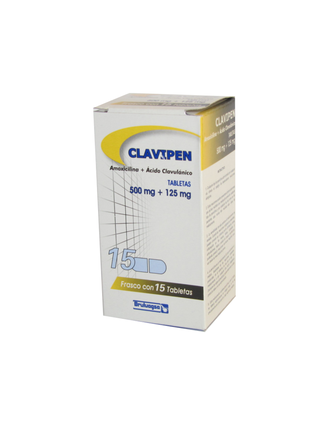 CLAVIPEN 15 TAB 500/125 MG