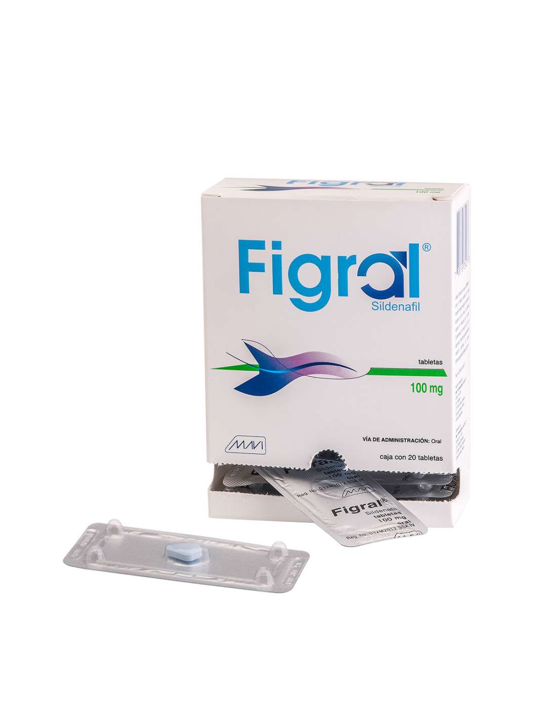 FIGRAL 20 TAB 100 MG