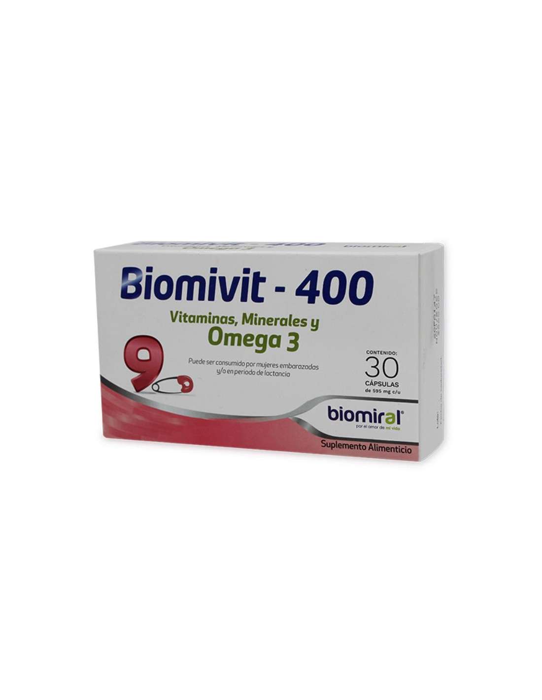 BIOMIVIT-400 30 CAPS 70/25/20/595 MG
