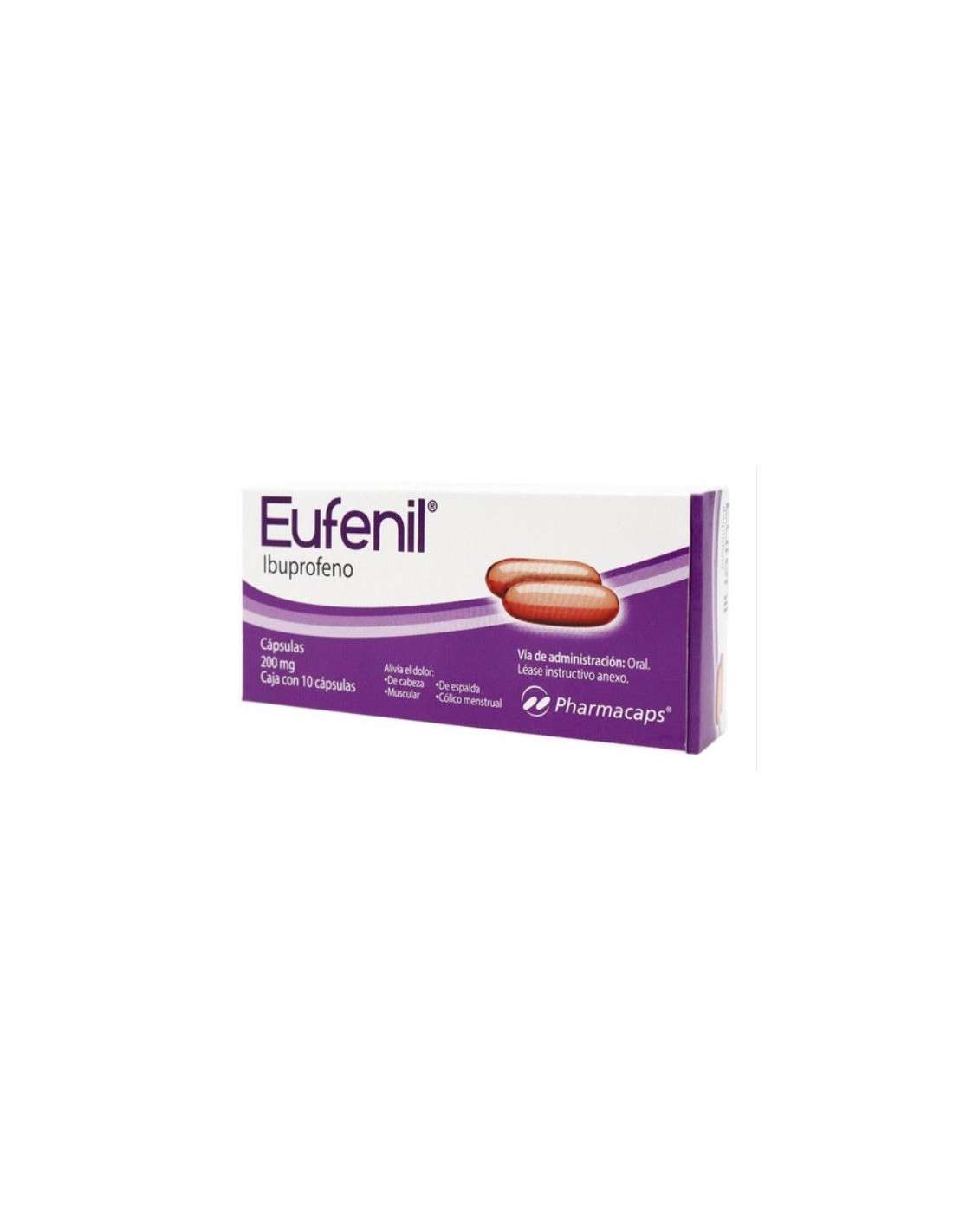EUFENIL 10 CAPS 200 MG