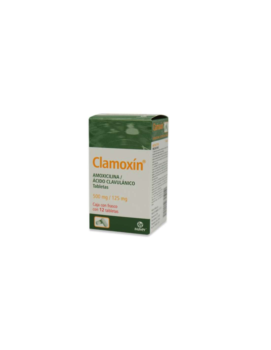 CLAMOXIN 12 TAB 500/125 MG