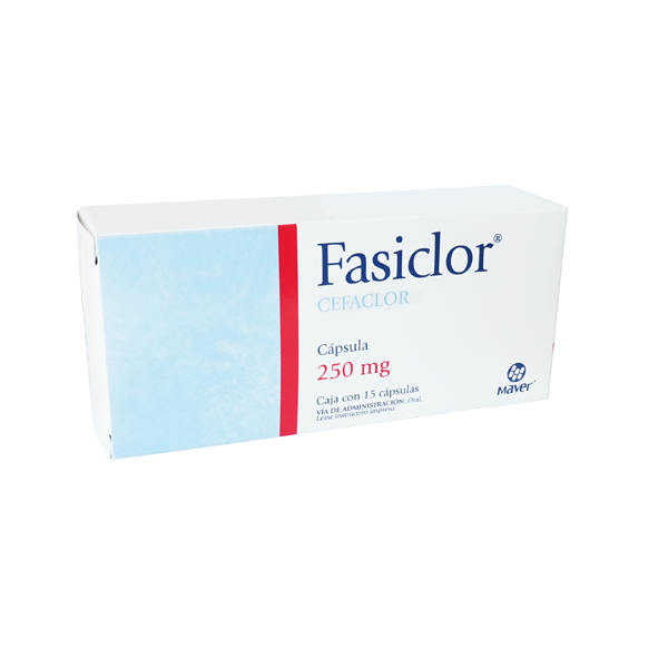 FASICLOR 15 CAPS 250 MG (CEFACLOR)