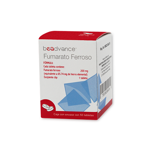FUMARATO FERROSO 50 TAB 200 MG