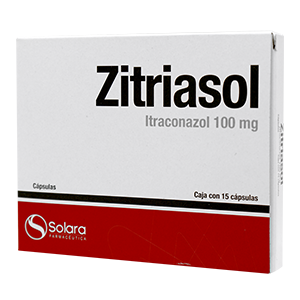 ZITRIASOL ITRACONAZOL 15 CAP 100 MG