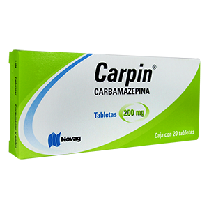 CARPIN CARBAMAZEPINA 20 TAB 200 MG