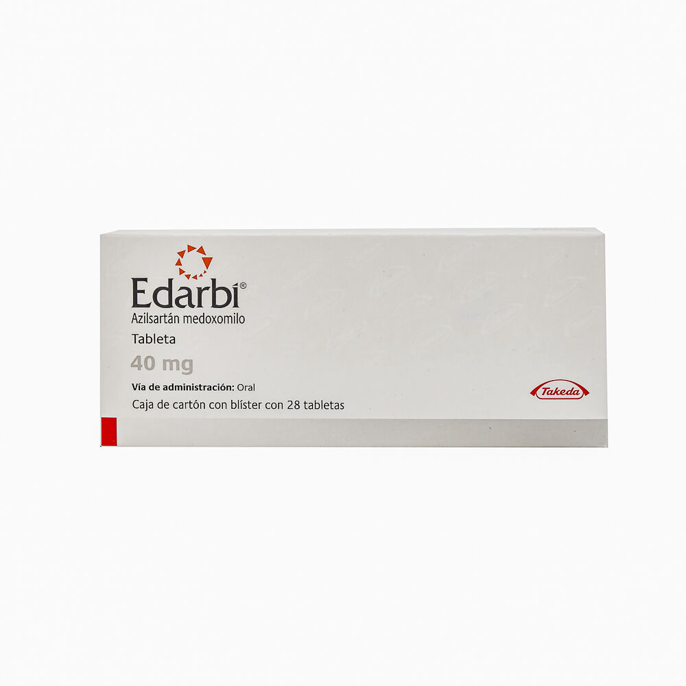 EDARBI AZILSARTÁN MEDOXOMILO 40MG 28 TABLETAS